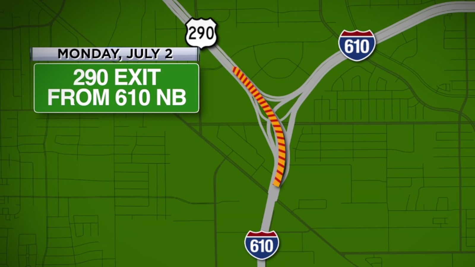 Another 290 milestone! Ramp from the Galleria area to open next week ...