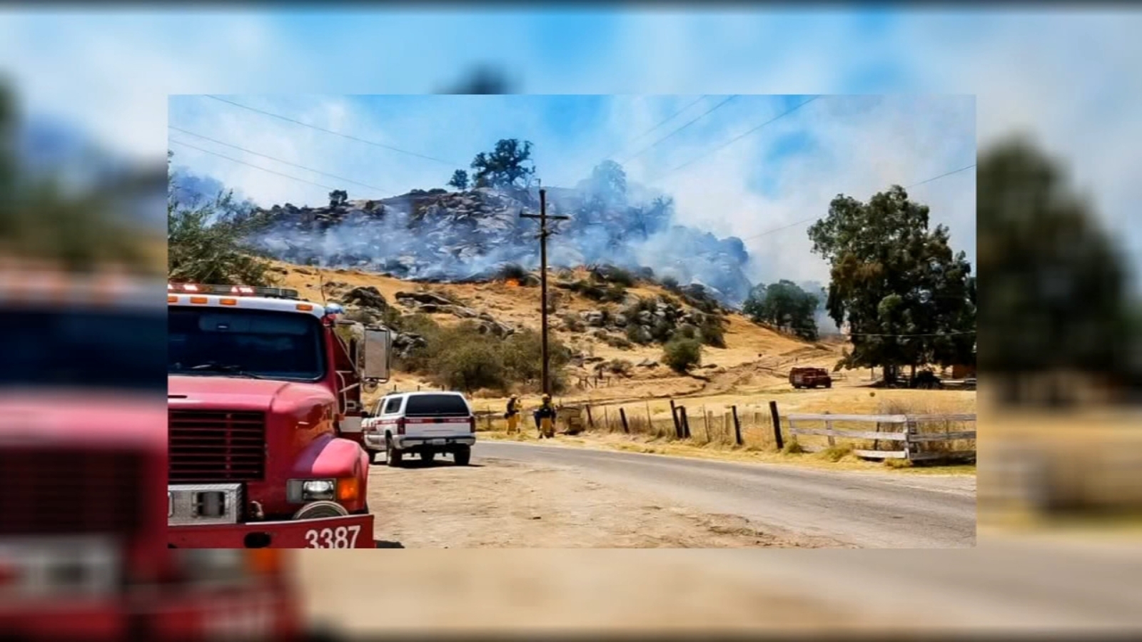 Cal Fire battles 76-acre wildfire in Fresno County - ABC30 Fresno
