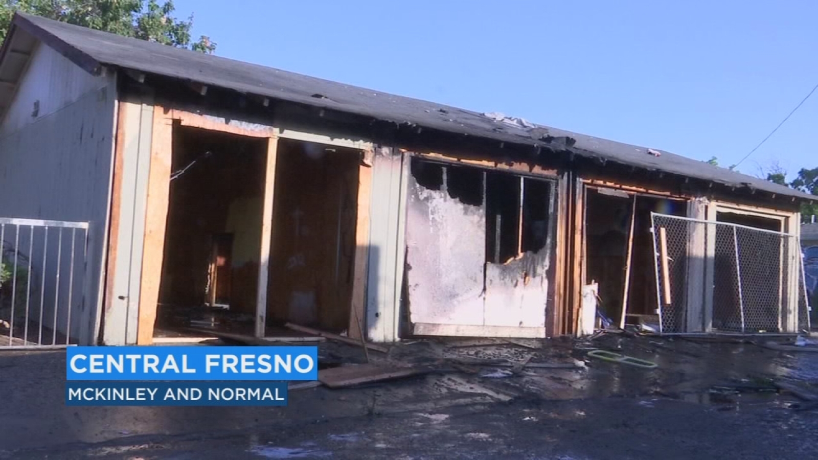 Firefighters battle Central Fresno apartment fire - ABC30 Fresno