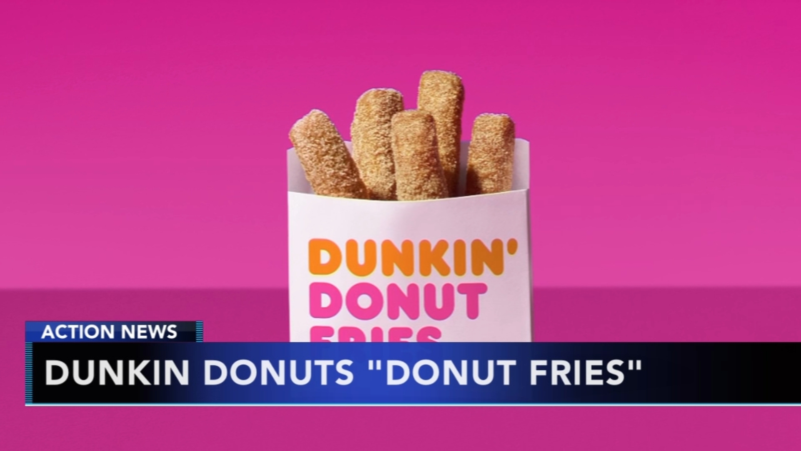 Dunkin Donuts unveils new "Donut Fries" creation - ABC13 Houston