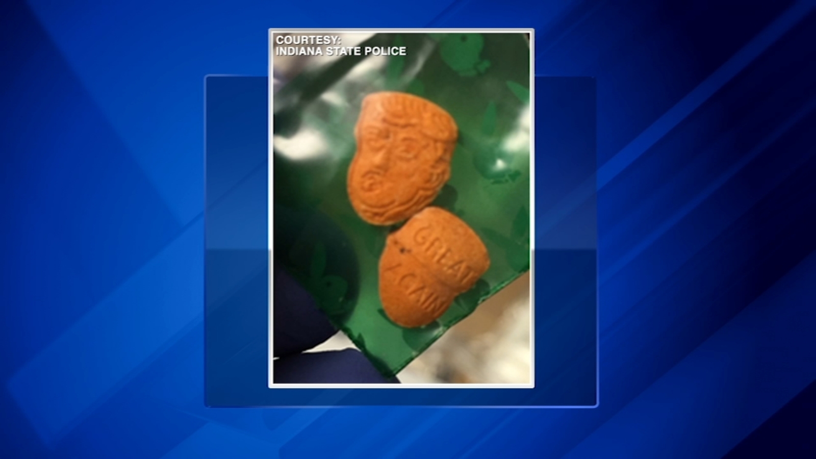 Indiana police say they seized 'Trump-shaped ecstasy pills' - ABC30 Fresno