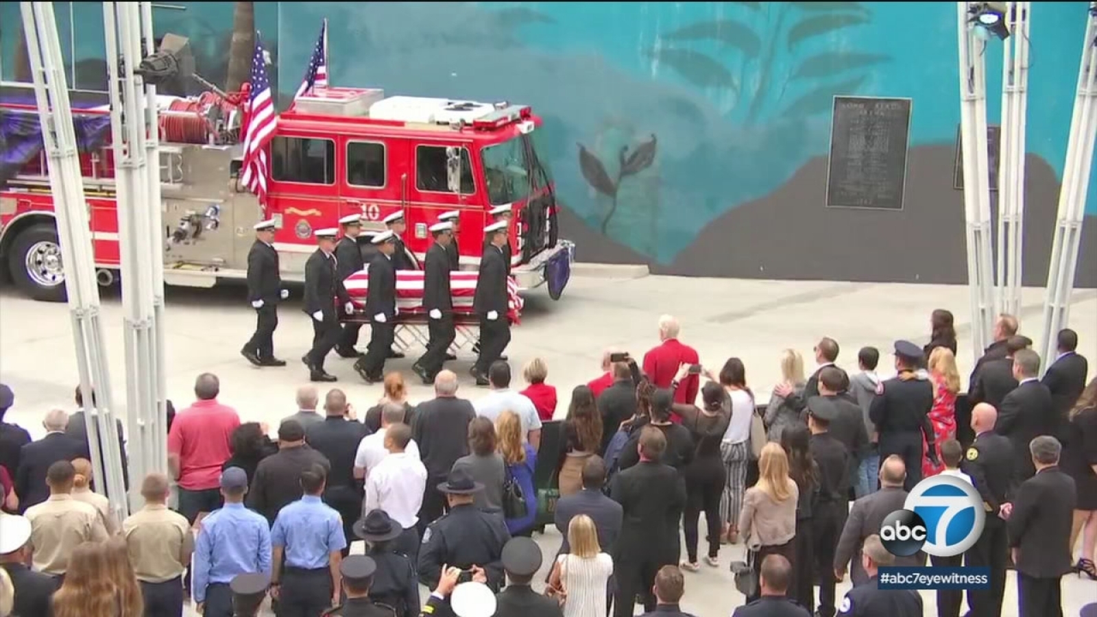 Loved ones hold emotional funeral for slain Long Beach fire captain ...