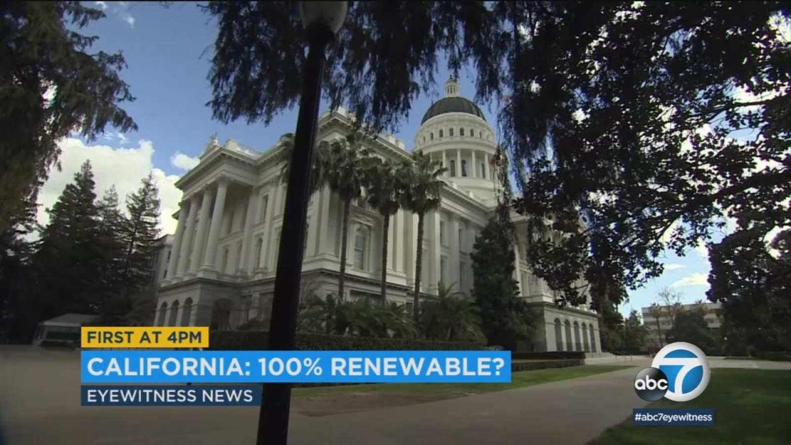 California legislators revive 100 percent clean energy proposal - ABC7 ...
