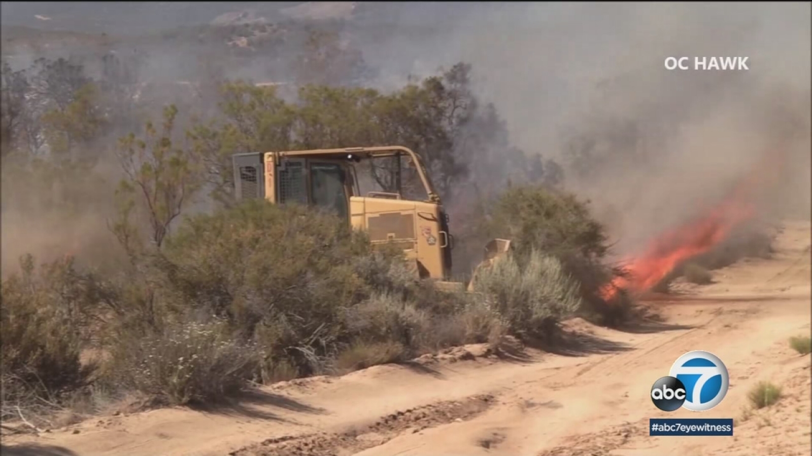 Anza wildfire 75 percent contained - ABC7 Los Angeles