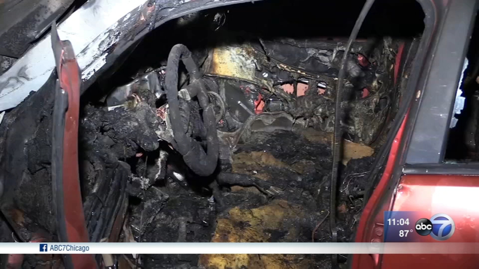 Man escapes burning car after Southwest Side hit-and-run crash - ABC7 ...