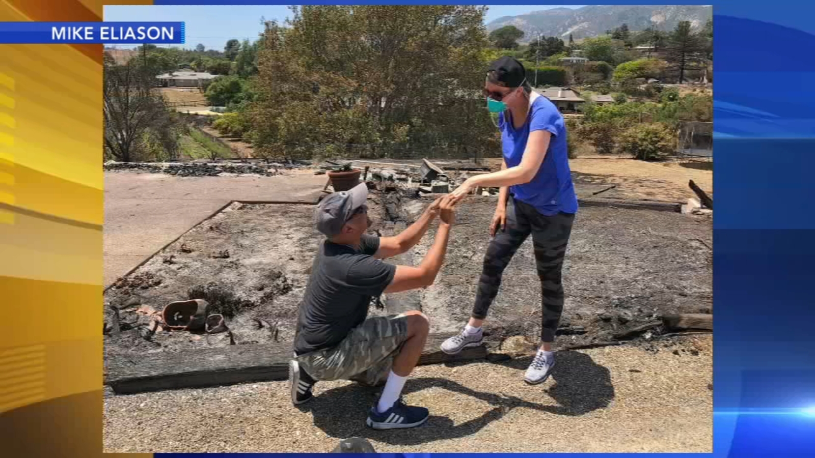Man finds rings in ashes of burned Southern California home, proposes ...