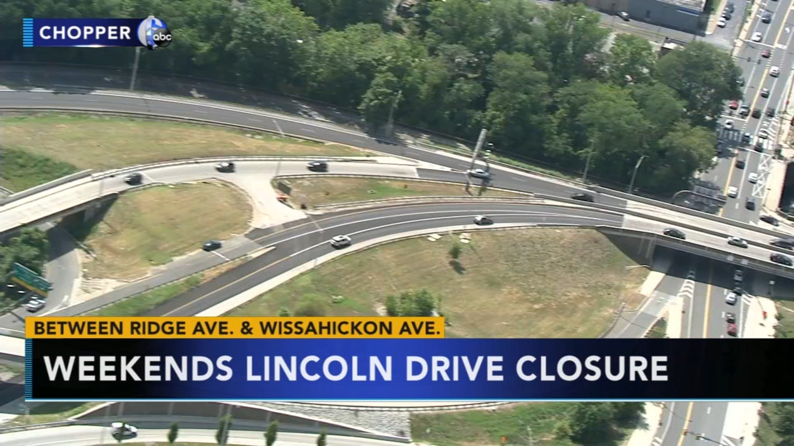 Lincoln Drive closed next few weekends between Ridge and Wissahickon ...