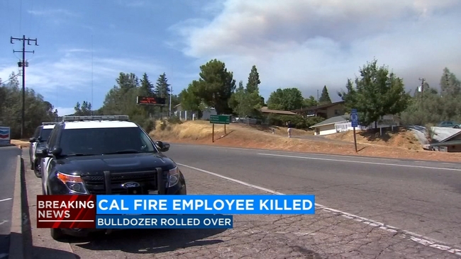 Firefighters mourn loss of dozer operator as Ferguson Fire continues to ...