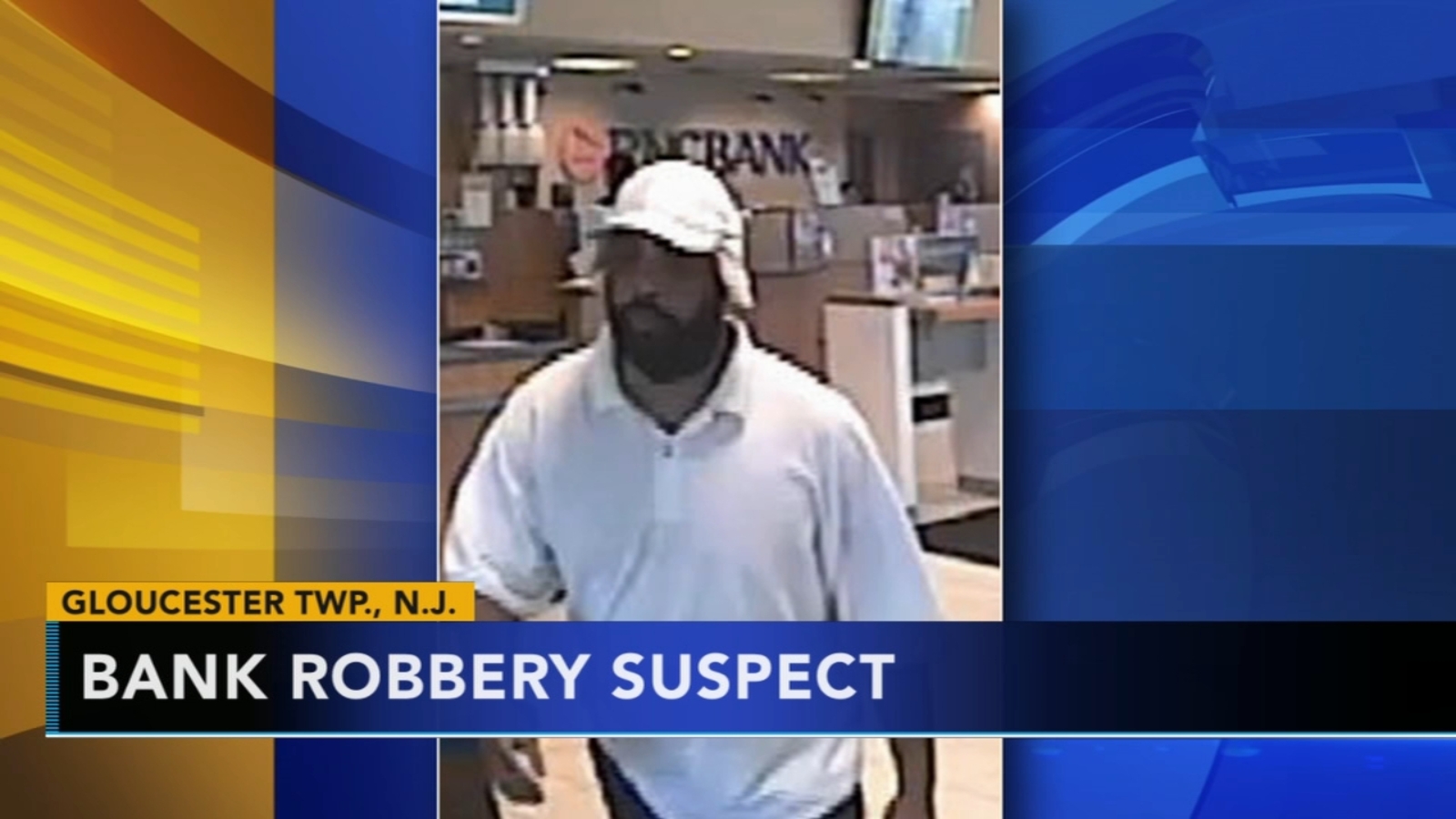 Man sought for allegedly robbing a PNC bank in Gloucester Township ...