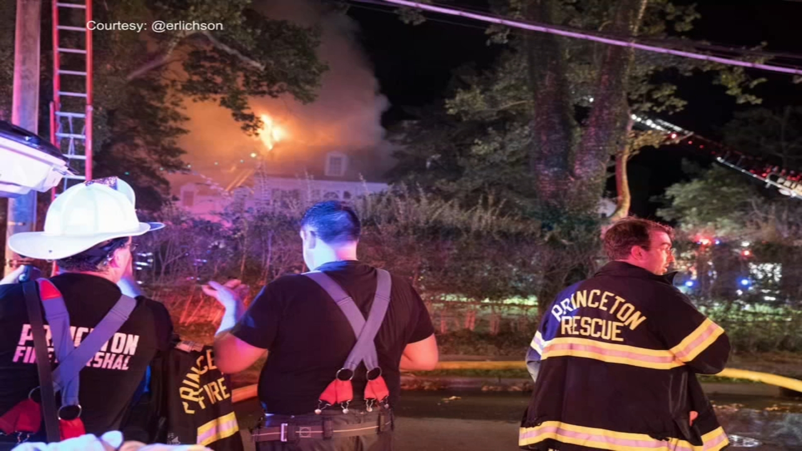 Fire damages multi-million dollar Princeton home, 2 firefighters hurt ...