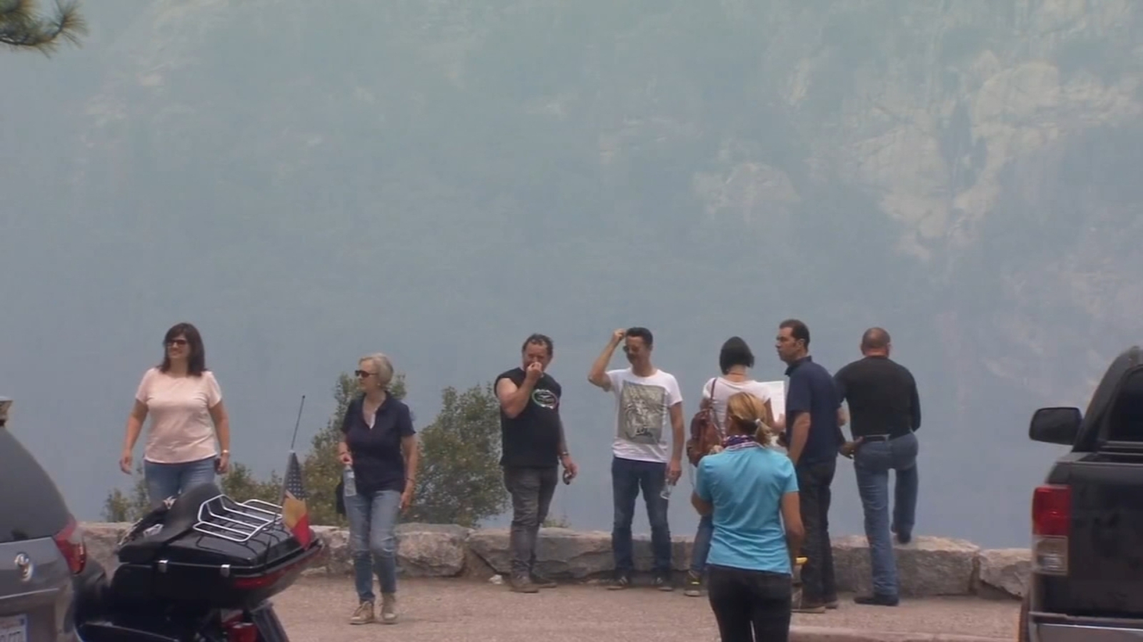 Ferguson Fire: Thick smoke blocking views of Yosemite National Park ...