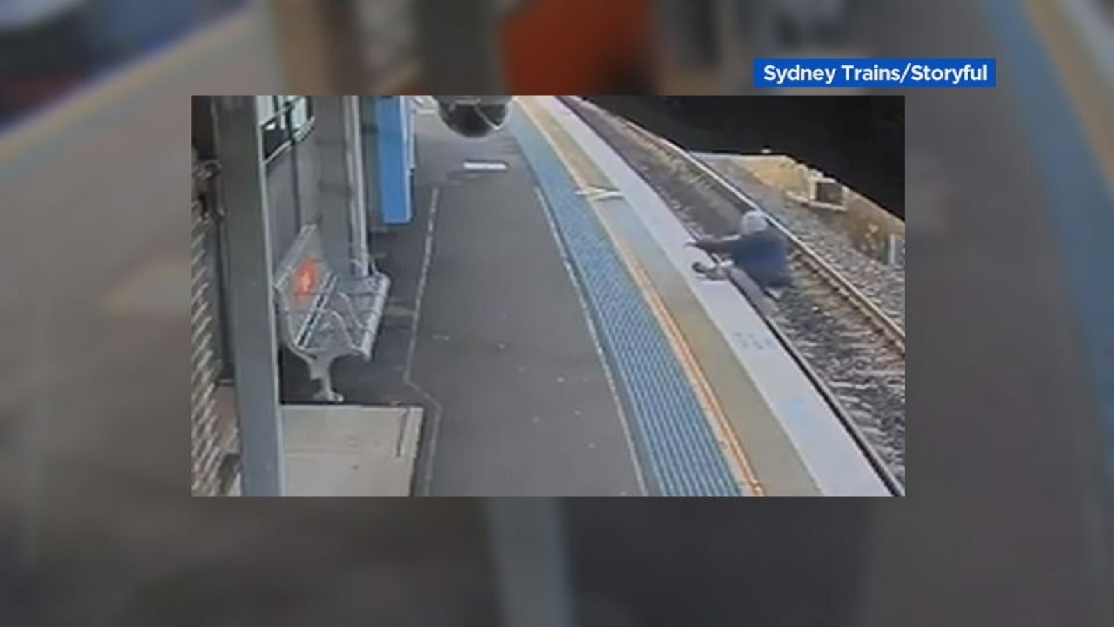 Incredible video shows Australian man being saved moments before being ...