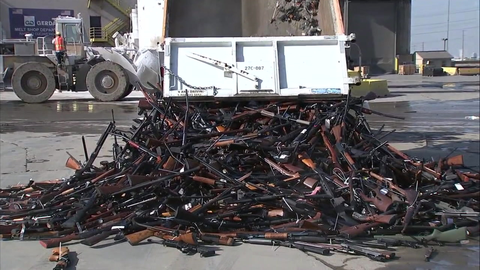 Guns melted down during annual Rancho Cucamonga event - ABC7 Los Angeles