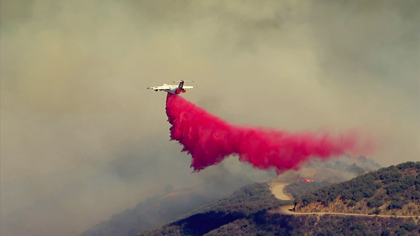 Corona brush fire: Firefighters battling fast-moving flames - ABC7 Los ...