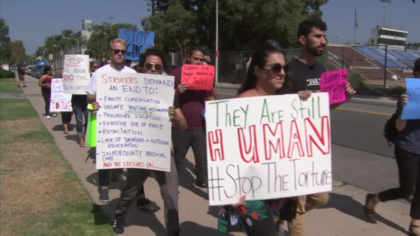 Santa Ana Jail inmates on hunger strike with loved ones' support - ABC7 ...
