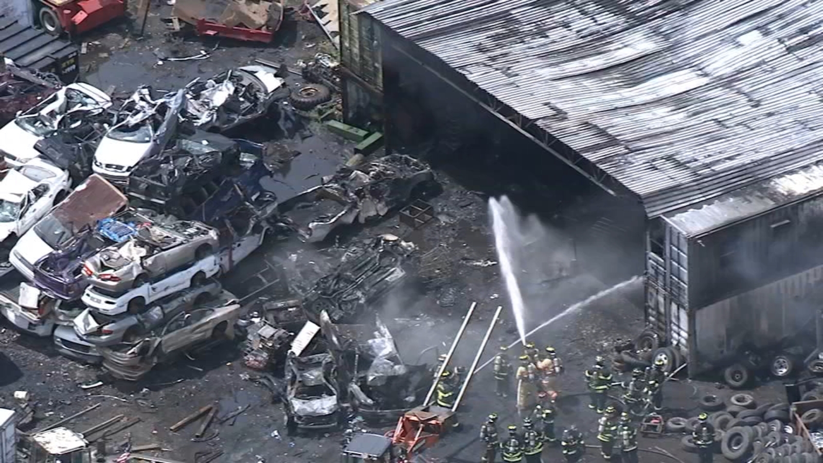 Fire torches junkyard in Burlington County - 6abc Philadelphia