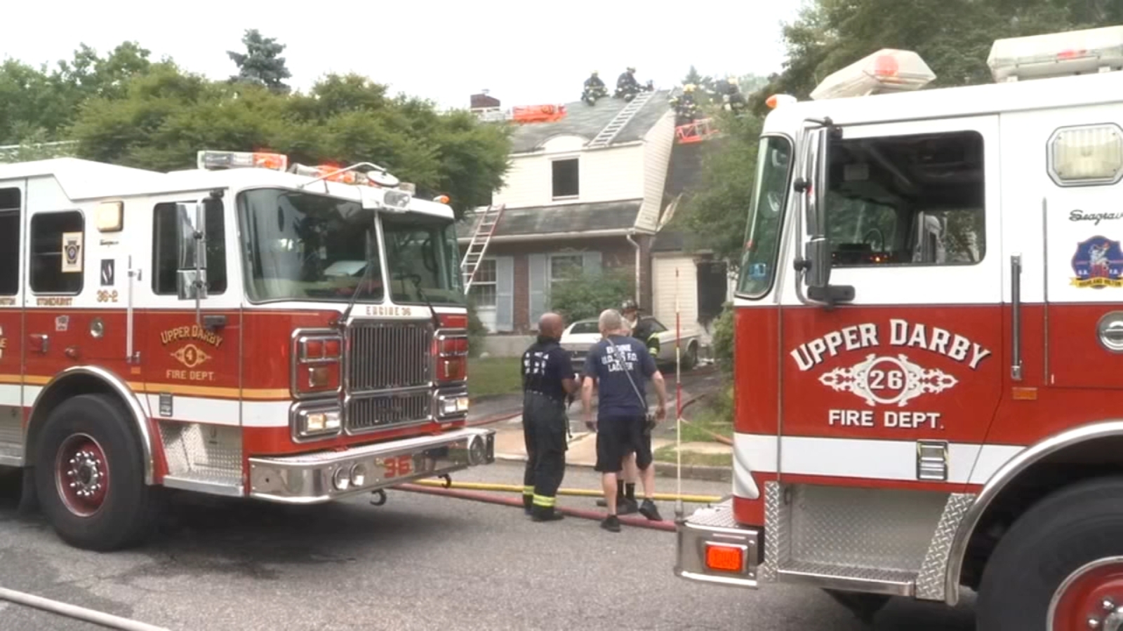Firefighters battle Upper Darby building fire - 6abc Philadelphia