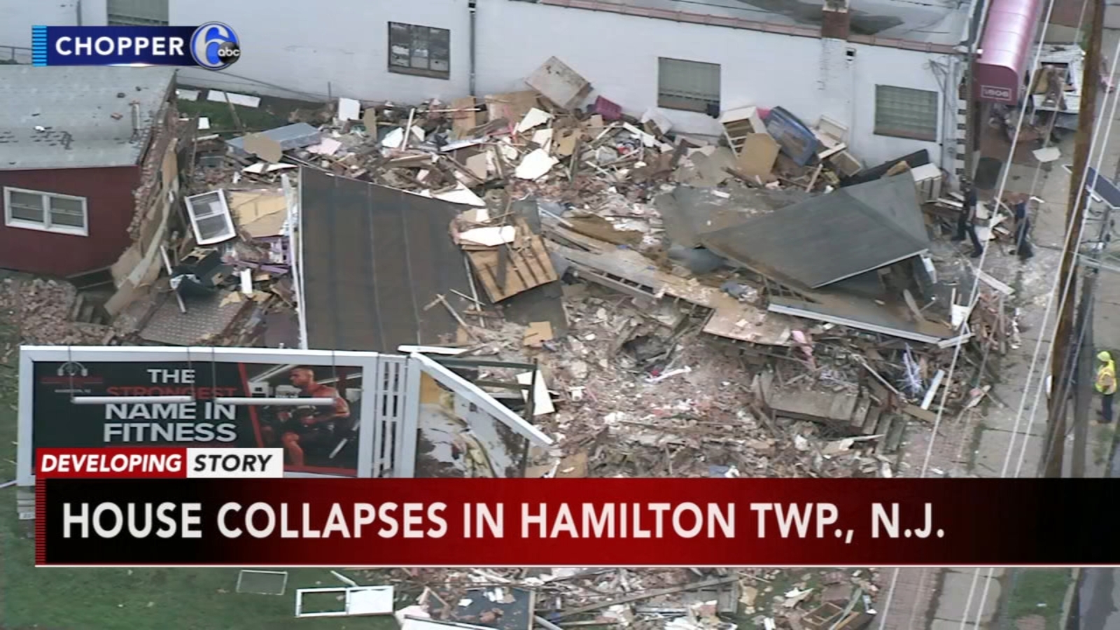 Woman killed, daughters injured in 3-story house collapse in New Jersey ...