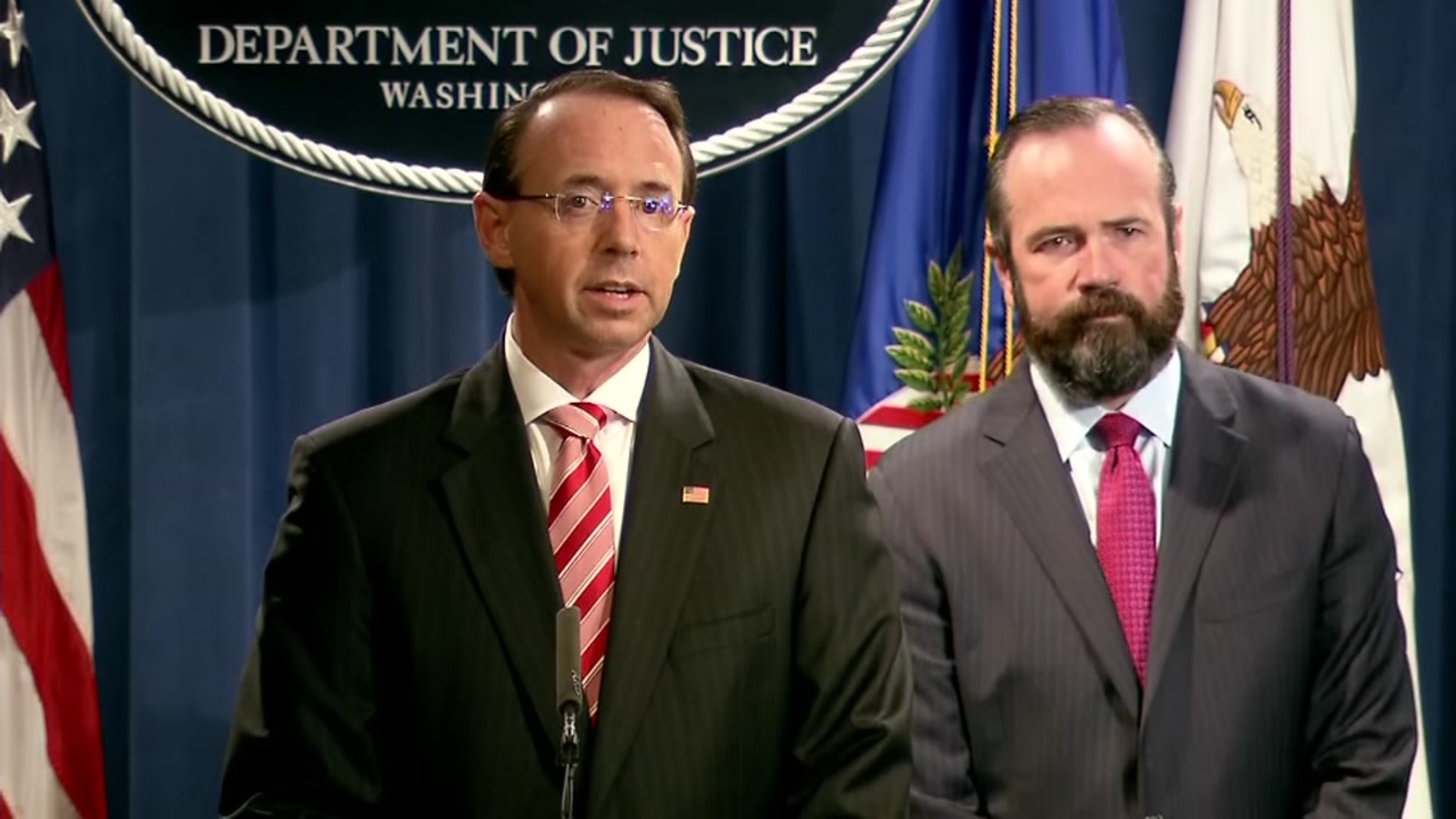 Deputy Attorney General Rod Rosenstein focus of impeachment push by 11 ...