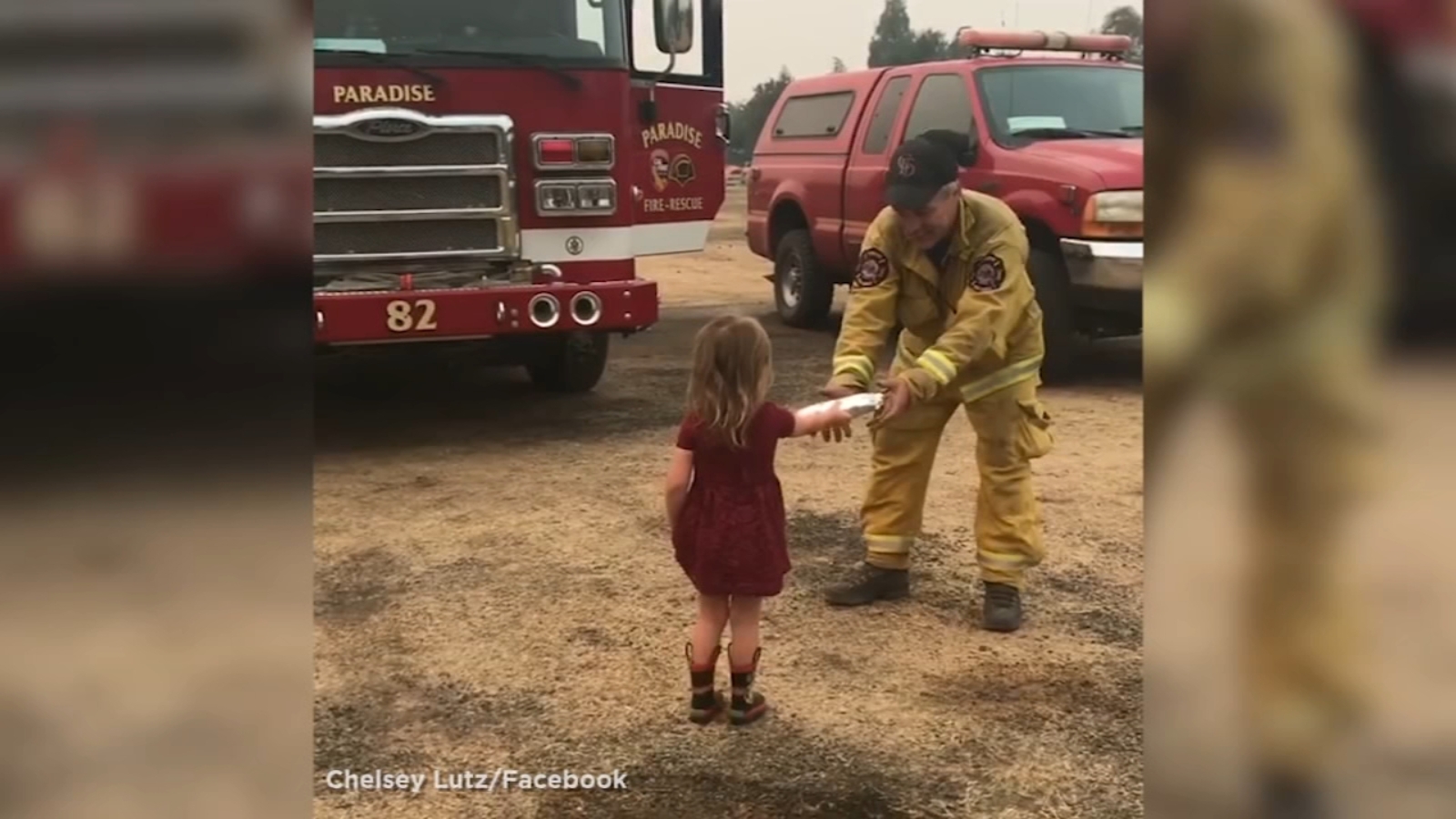 Carr Fire firefighters receive smiles, burritos from little girl - ABC7 ...