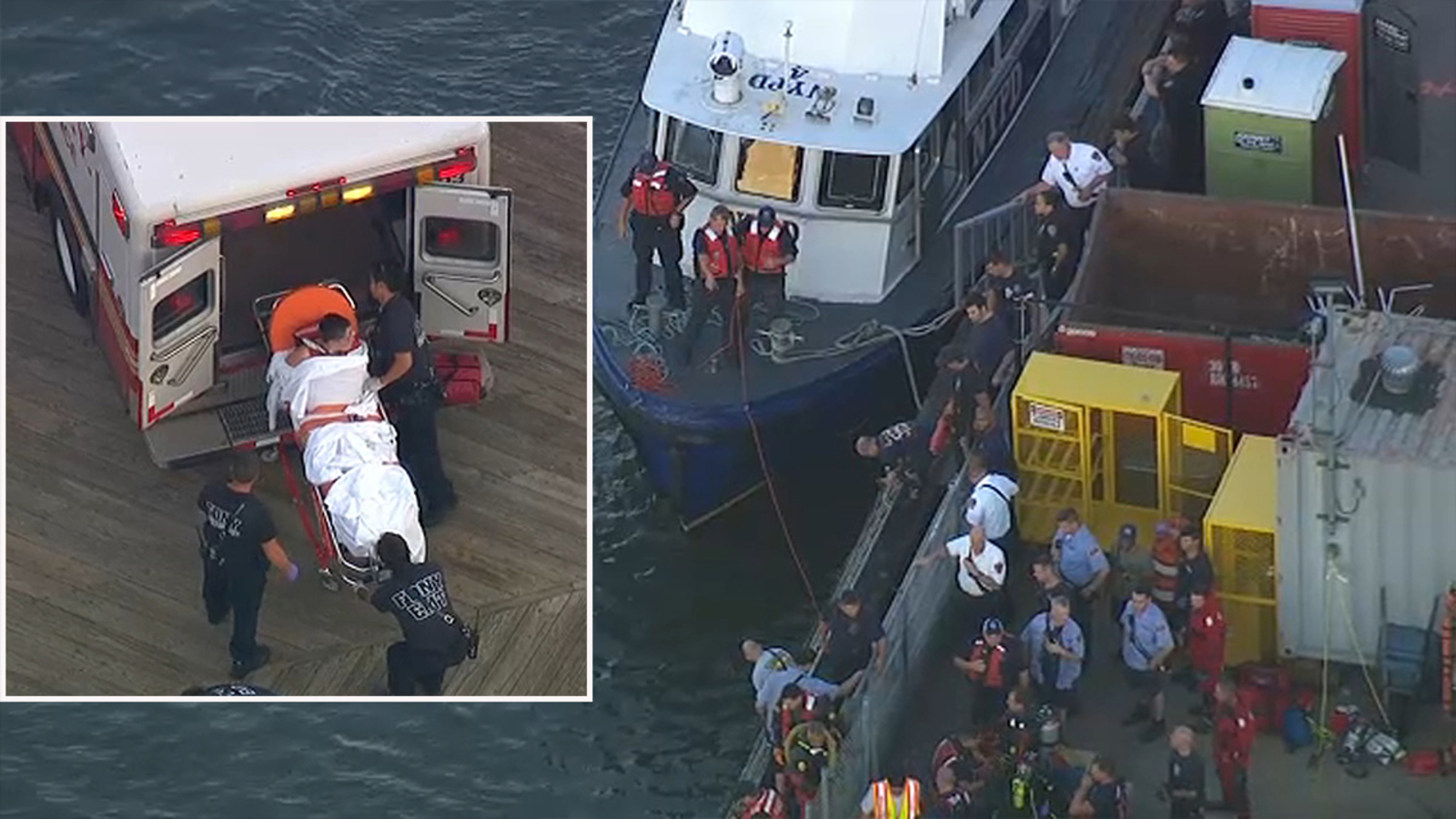 NYPD, FDNY rescue man and woman from East River in Manhattan - ABC7 New ...