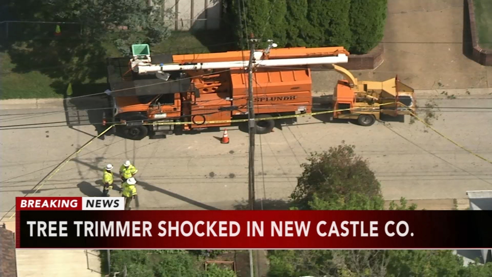 Tree trimmer shocked in New Castle County - 6abc Philadelphia
