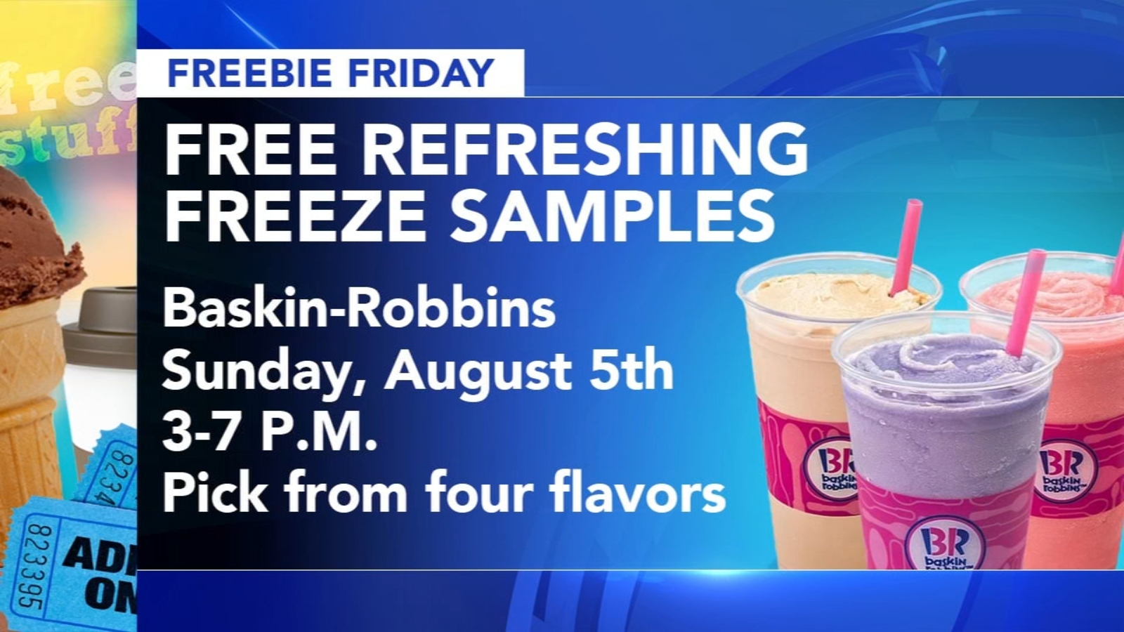 Freebie Friday: Ice cream, root beer floats, chocolate chip cookies ...