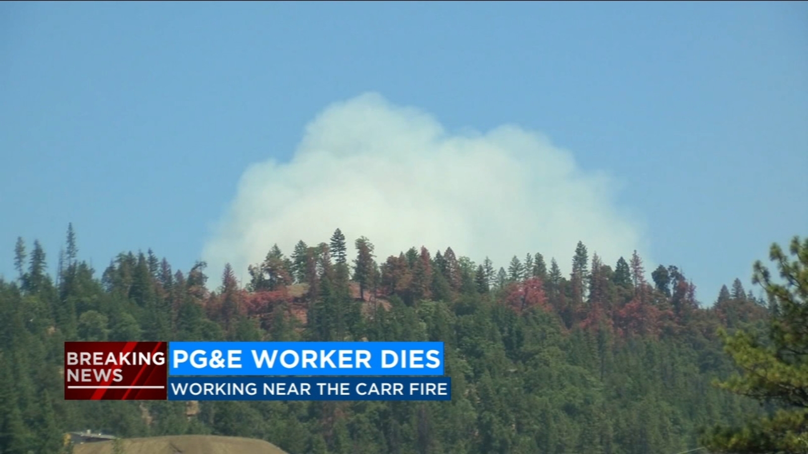 PG&E employee dies while working in the area of the Carr Fire in Shasta ...