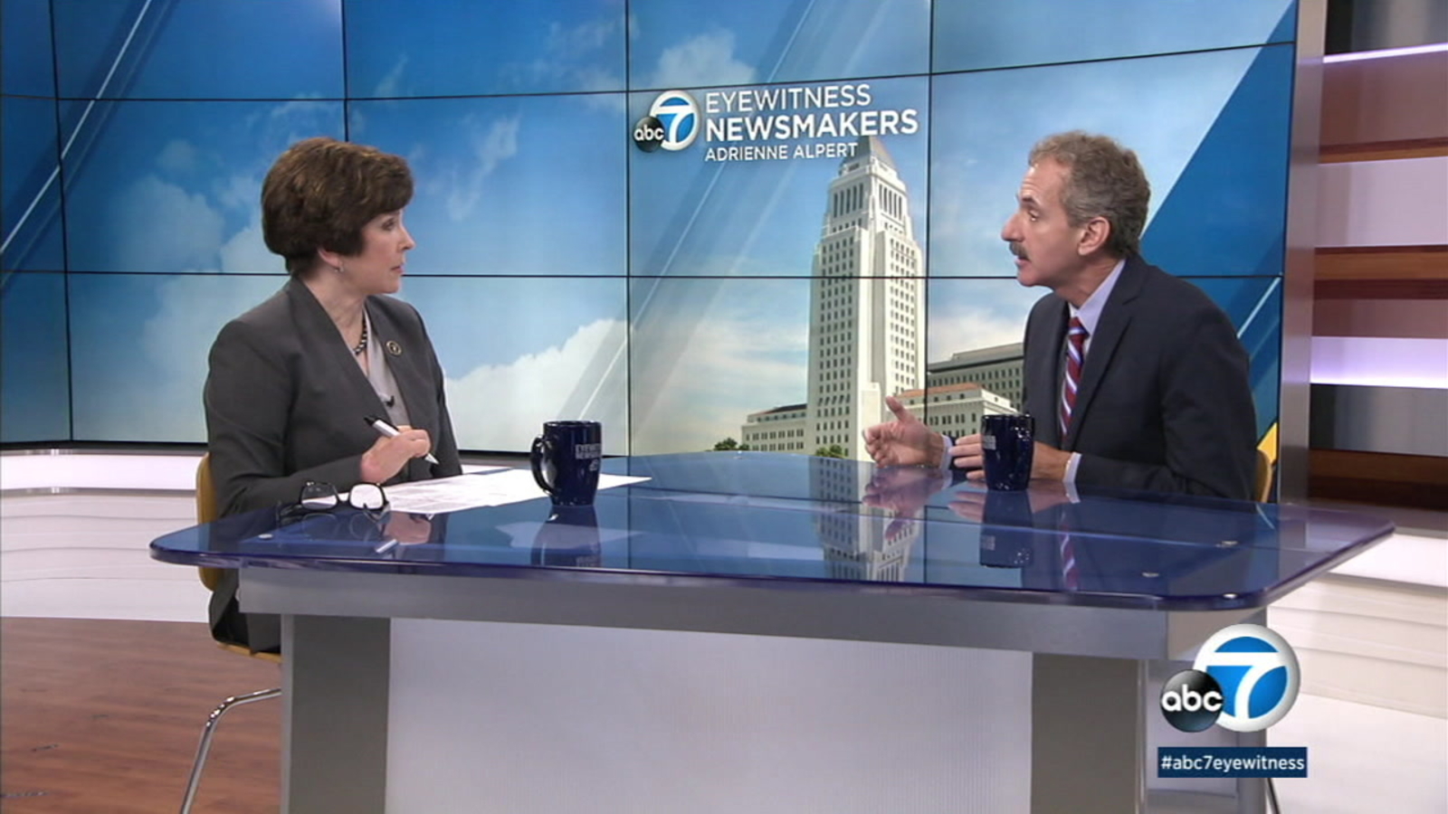 Los Angeles City Attorney Mike Feuer discusses school safety, 3D ...