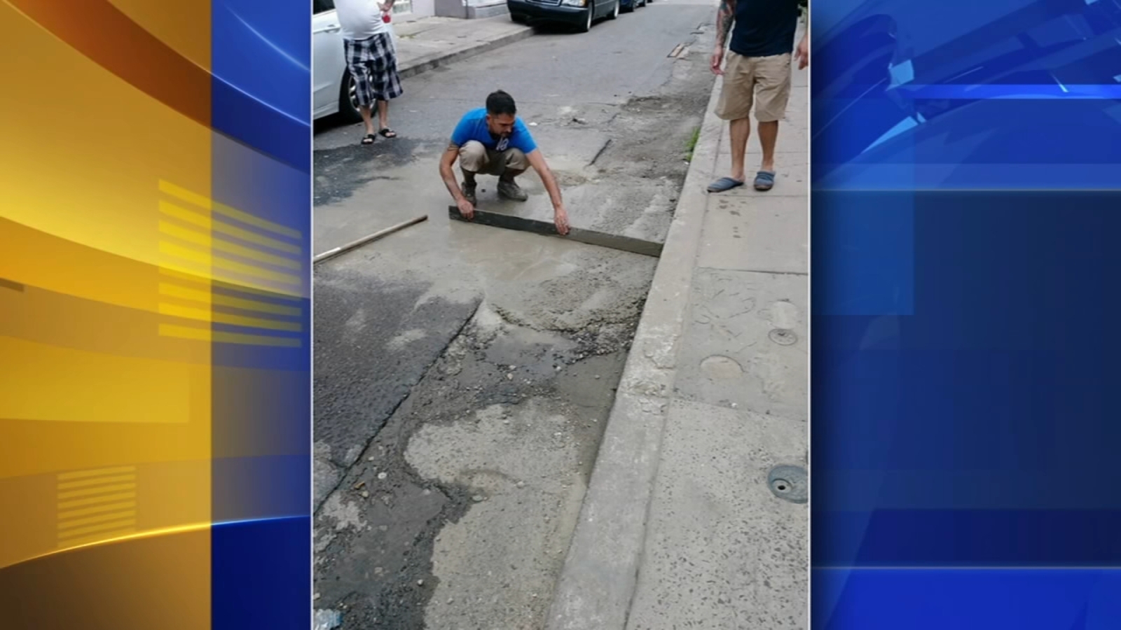 Tired of waiting, neighbors fill potholes themselves in Philadelphia ...