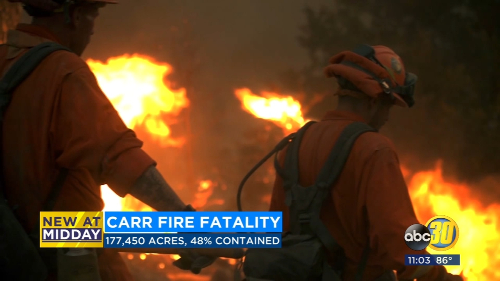 Firefighter that was working on Carr Fire killed in traffic accident ...