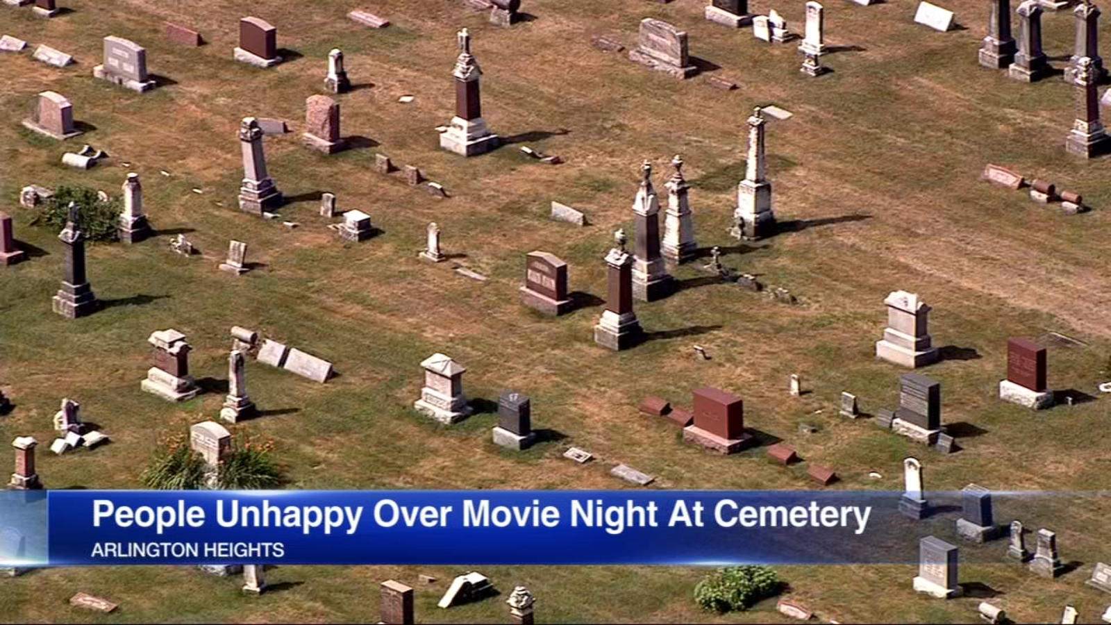 Mother 'beyond disgusted' by free movie night at cemetery where son is ...