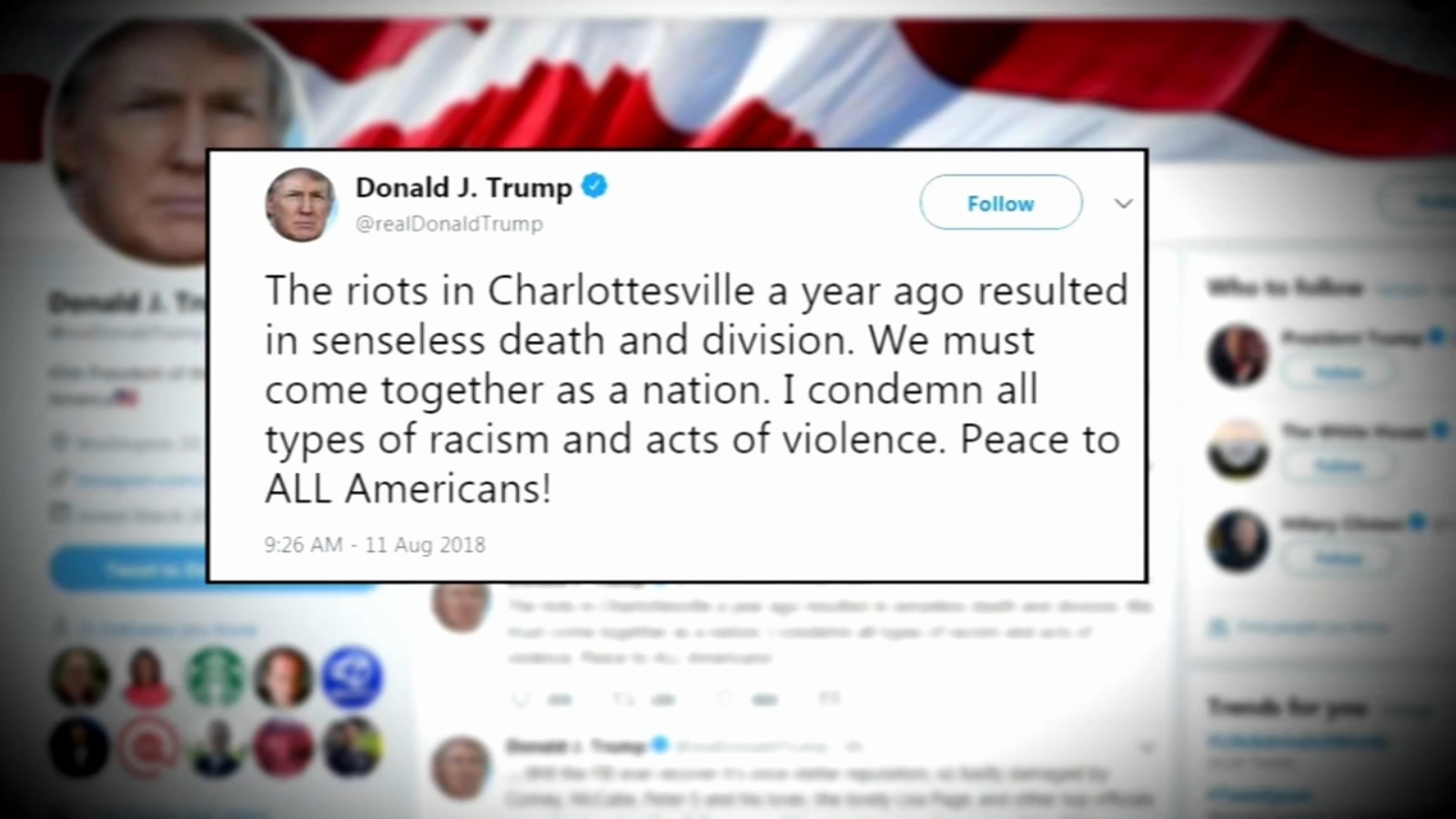 Tense confrontation amid peaceful vigils in Charlottesville - 6abc ...