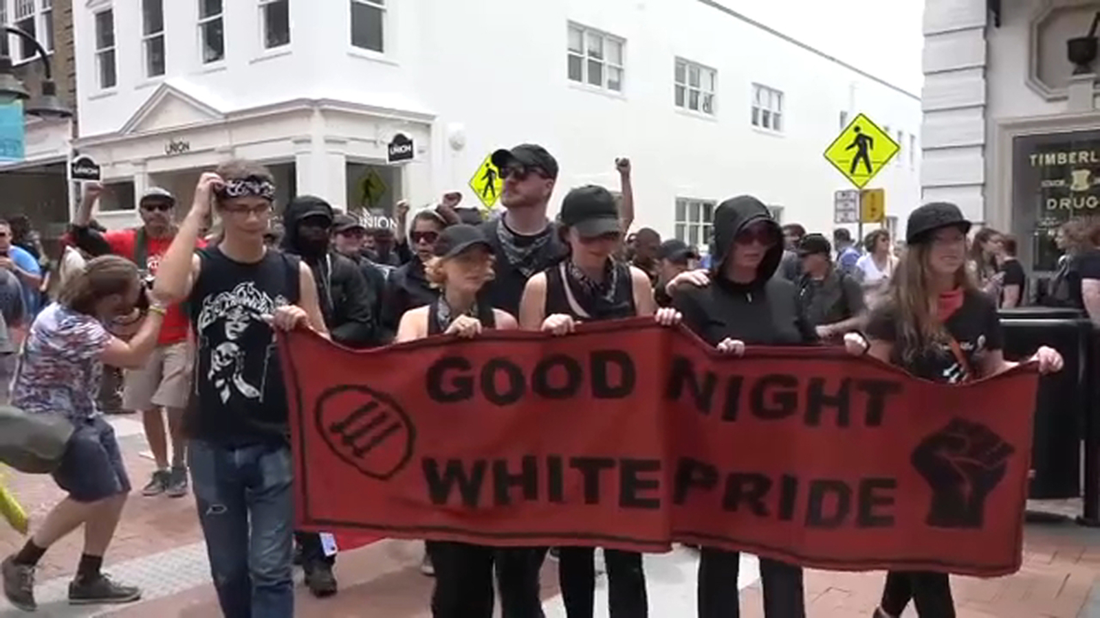 Rallies held on anniversary of violent clashes in Charlottesville ...