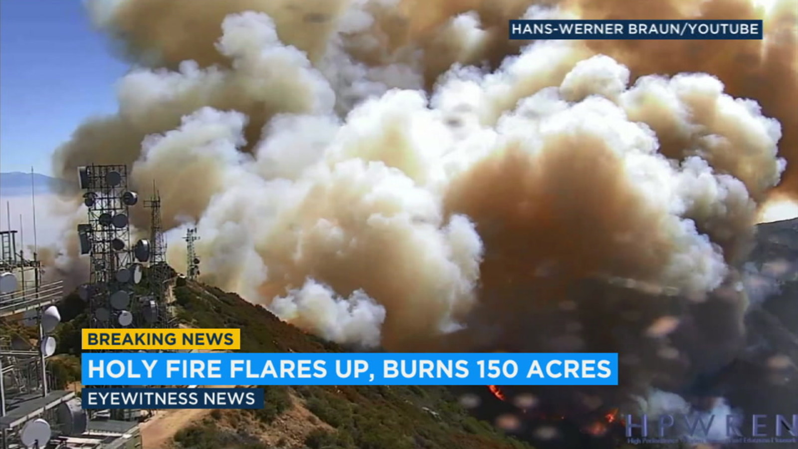 Holy Fire: Flames reignite near Santiago Peak in Cleveland National ...