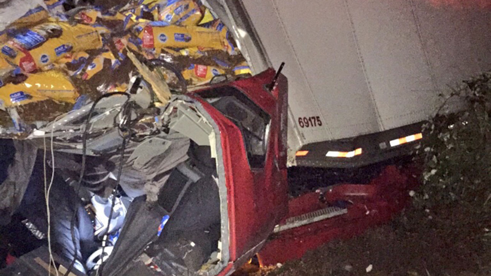 Washington state trooper: Driver is lucky dog food didn't crush him ...