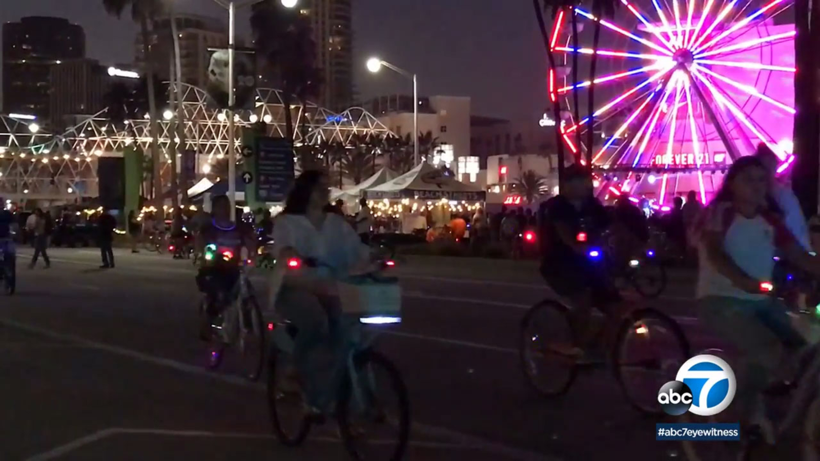 Thousands attend Long Beach nighttime festival - ABC7 Los Angeles