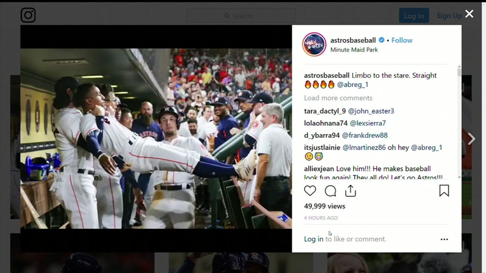 Alex Bregman does limbo under teammate with new dugout staredown ...