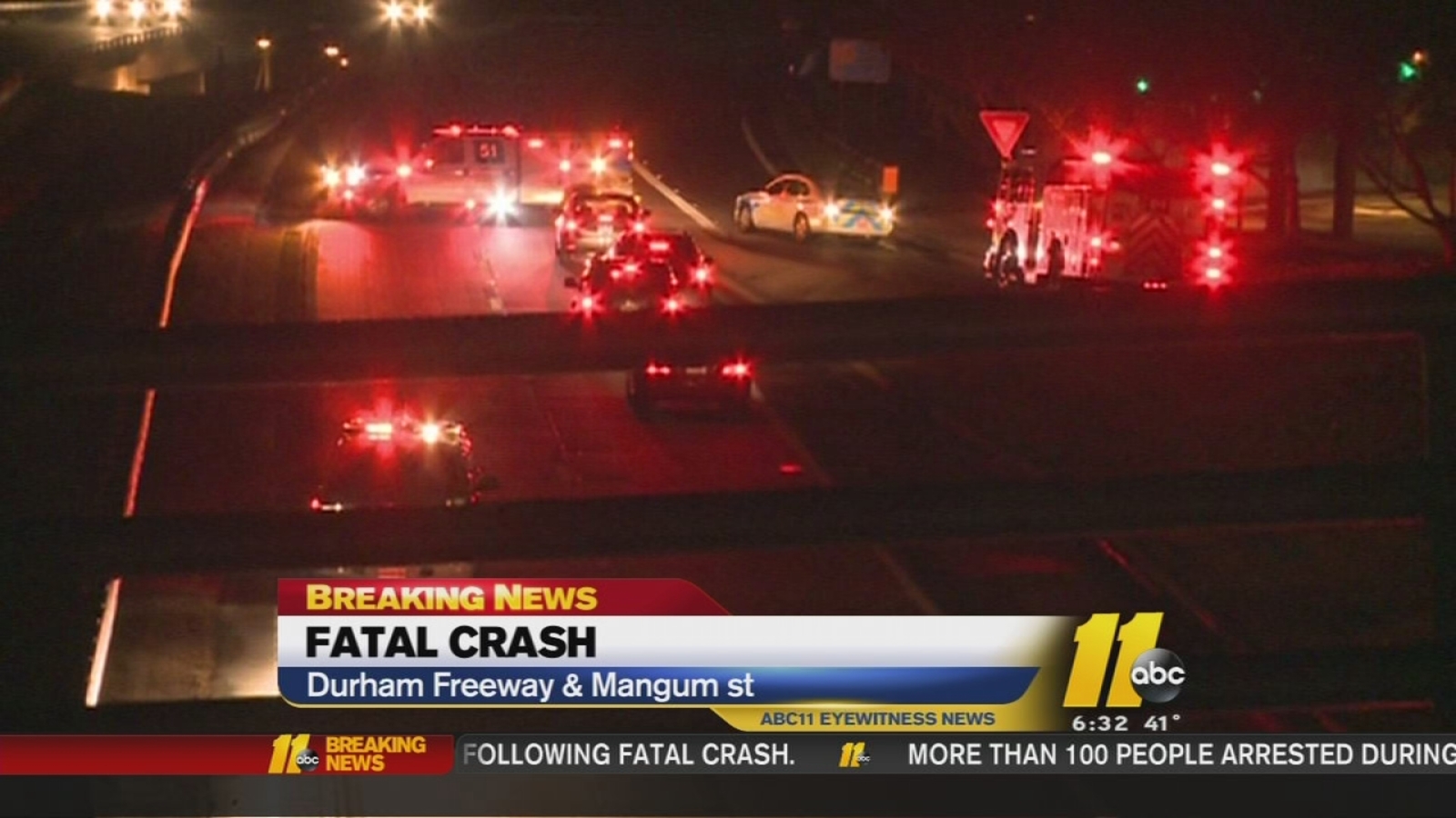 Person Killed In Durham Freeway Accident Abc11 Raleigh Durham