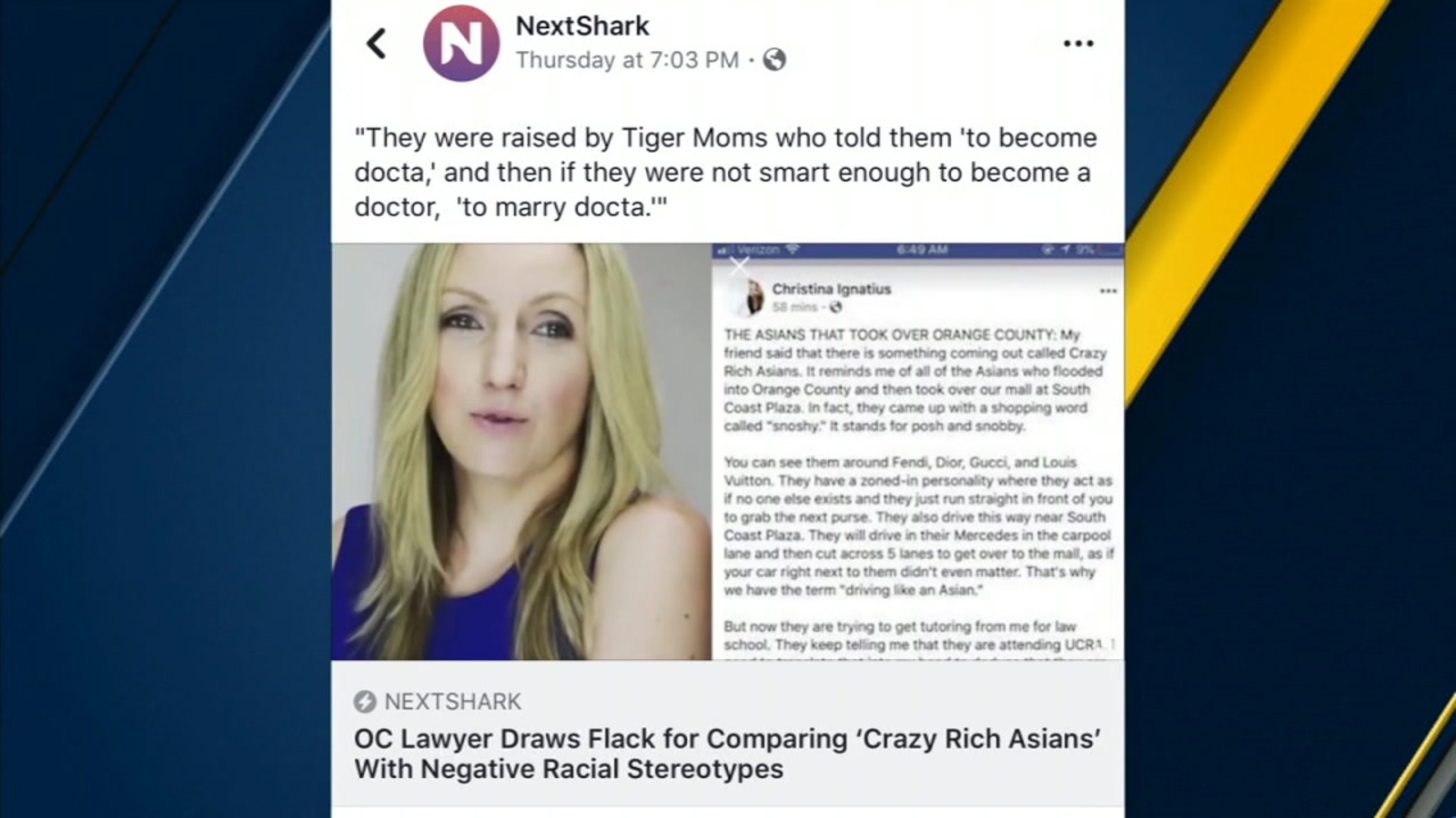 California attorney's racist Facebook rant against Asian Americans ...