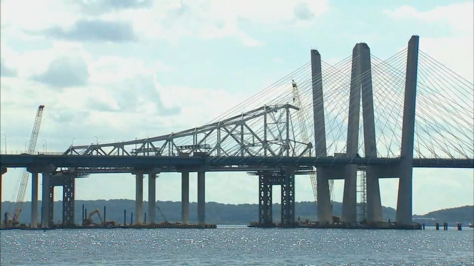Hillary Clinton attends opening of new Gov. Mario Cuomo Bridge span in ...