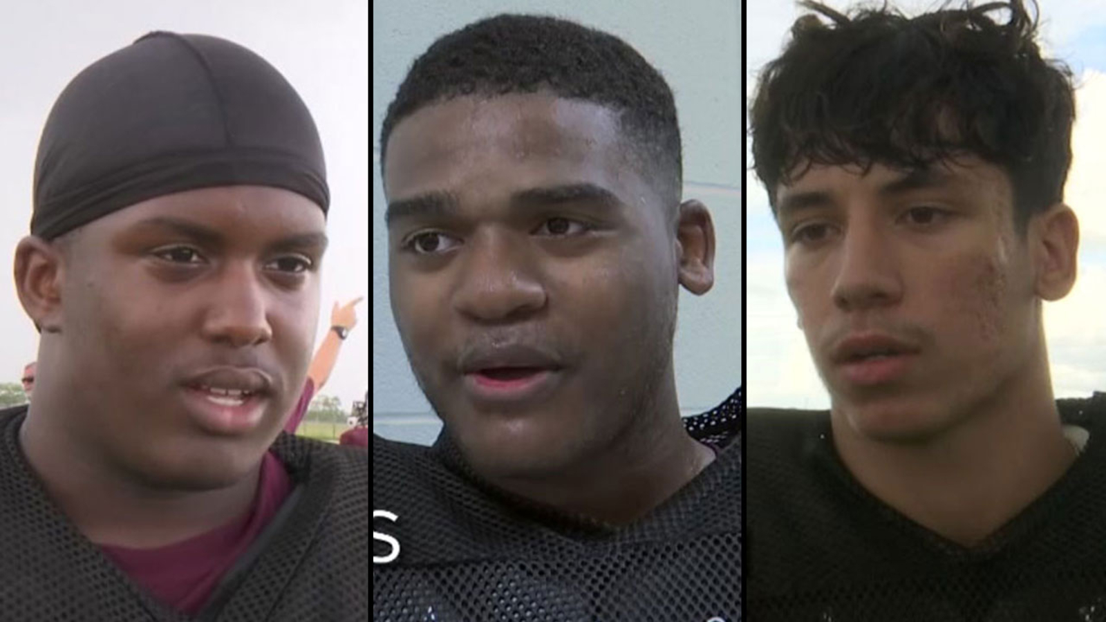 3 Waller High School football players held together by brotherly bond ...