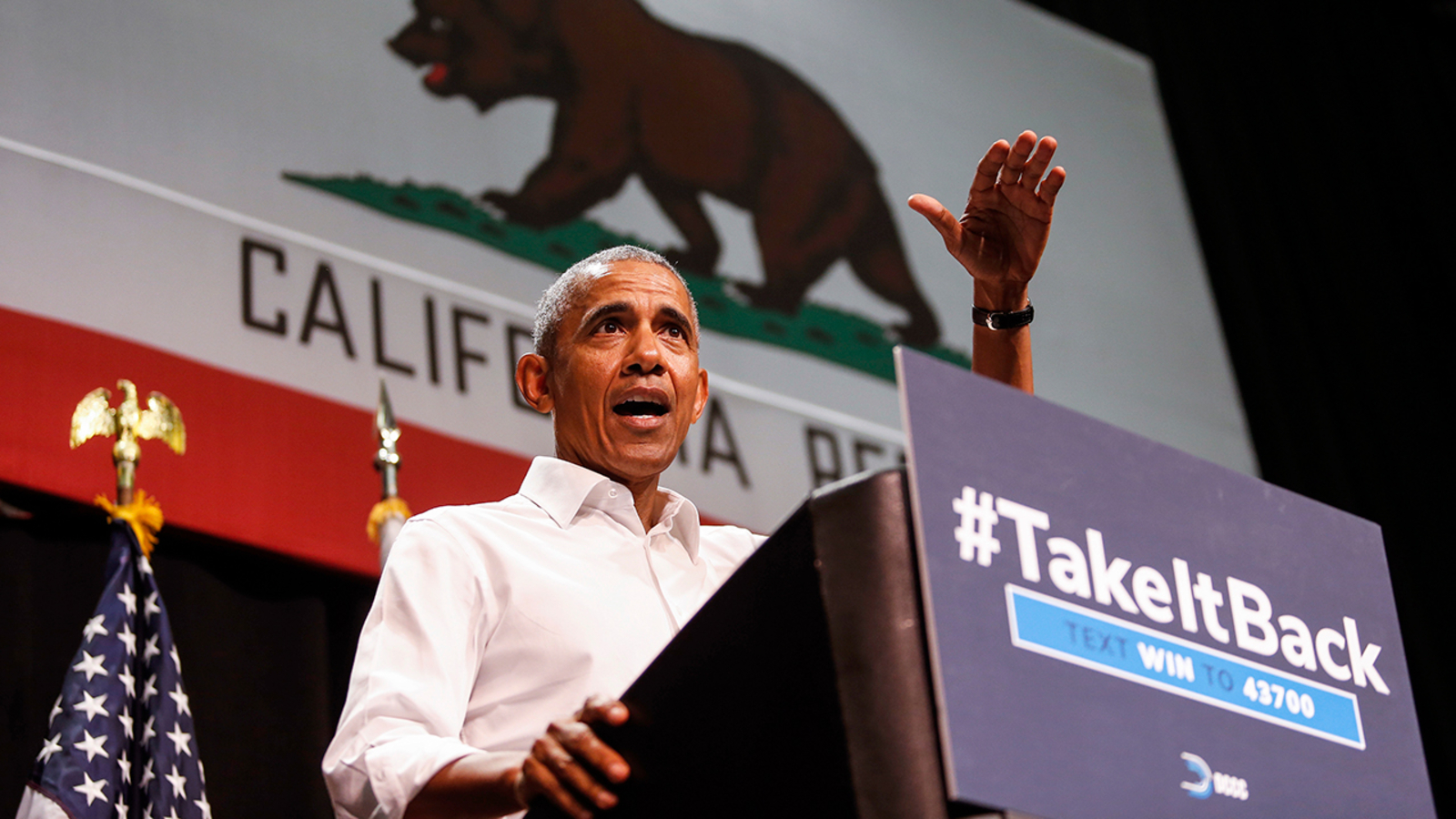 Barack Obama speaks at Democratic rally in Anaheim, says midterms ...