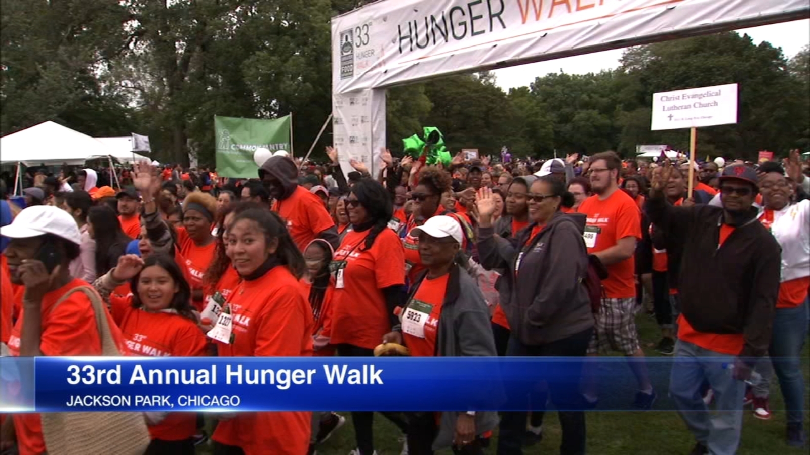 33rd Annual Hunger Walk steps off in Jackson Park - ABC7 Chicago