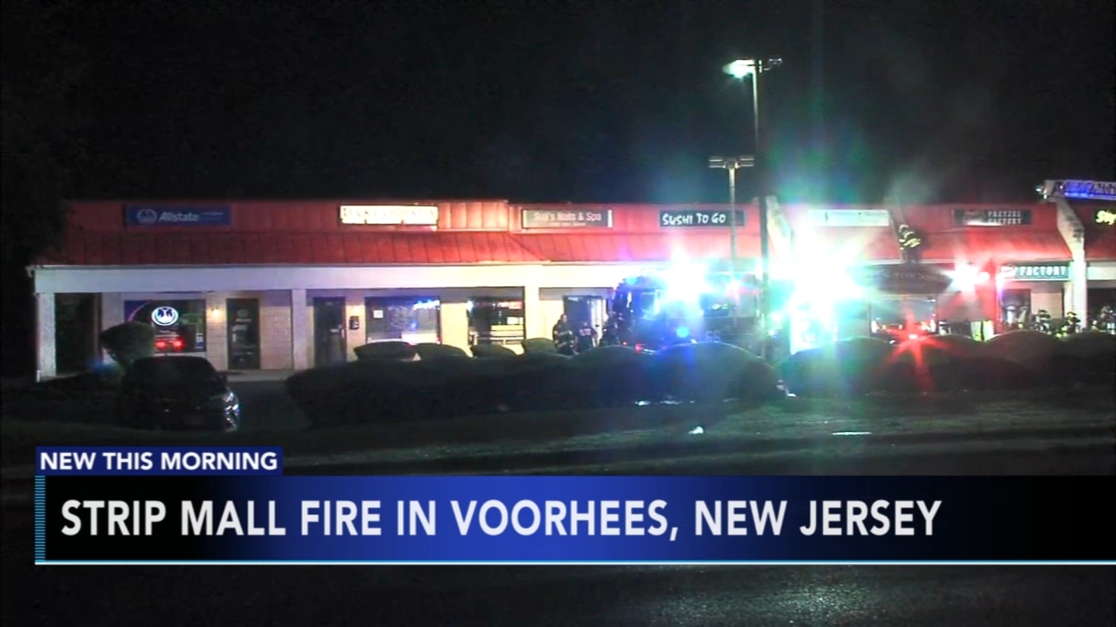 Voorhees strip mall badly damaged by fire - 6abc Philadelphia