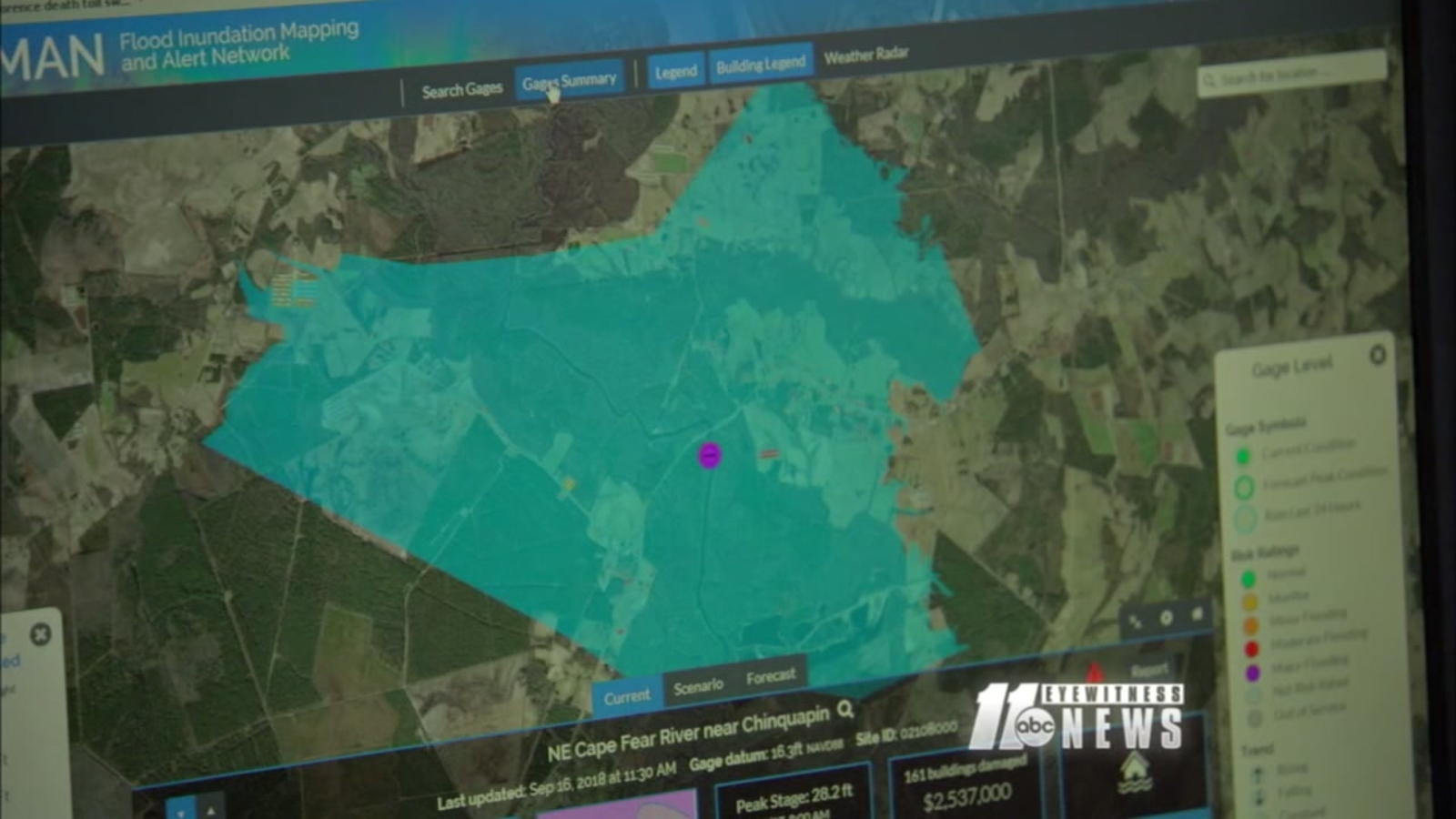 Florence flooding: Monitoring potential flooding in your area with ...