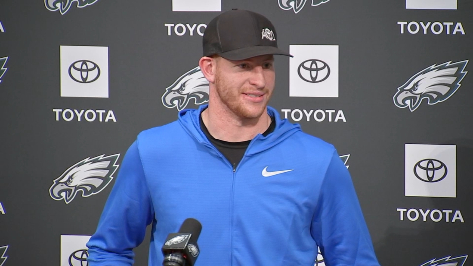 FULL VIDEO: Carson Wentz holds news conference, talks about comeback ...