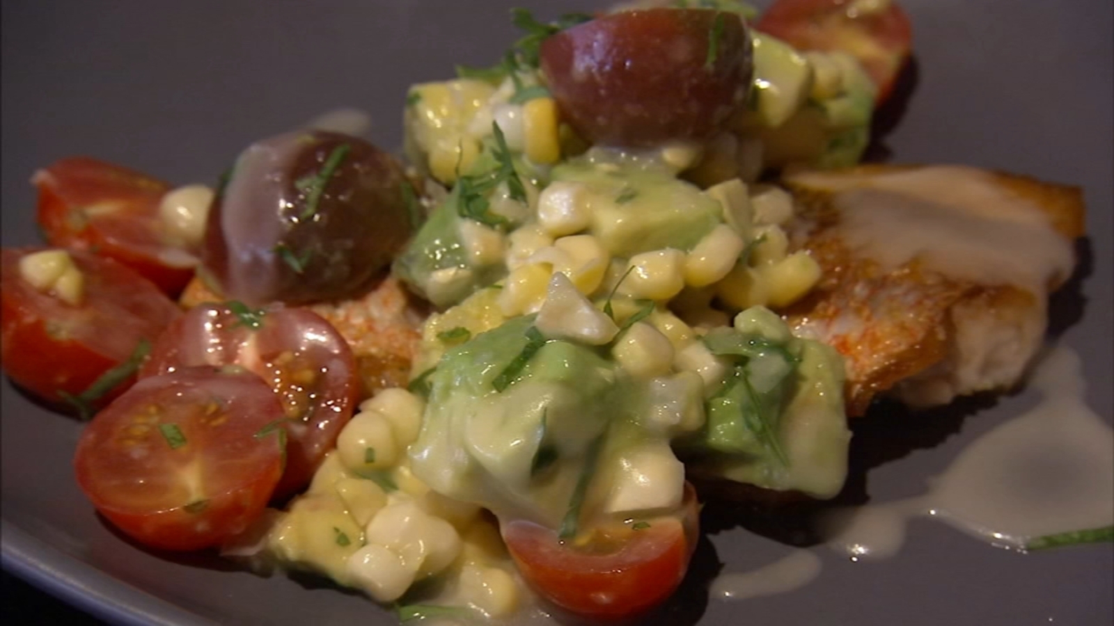 6 Minute Meal & Deal: Square 1682's Red Snapper with corn and tomato ...