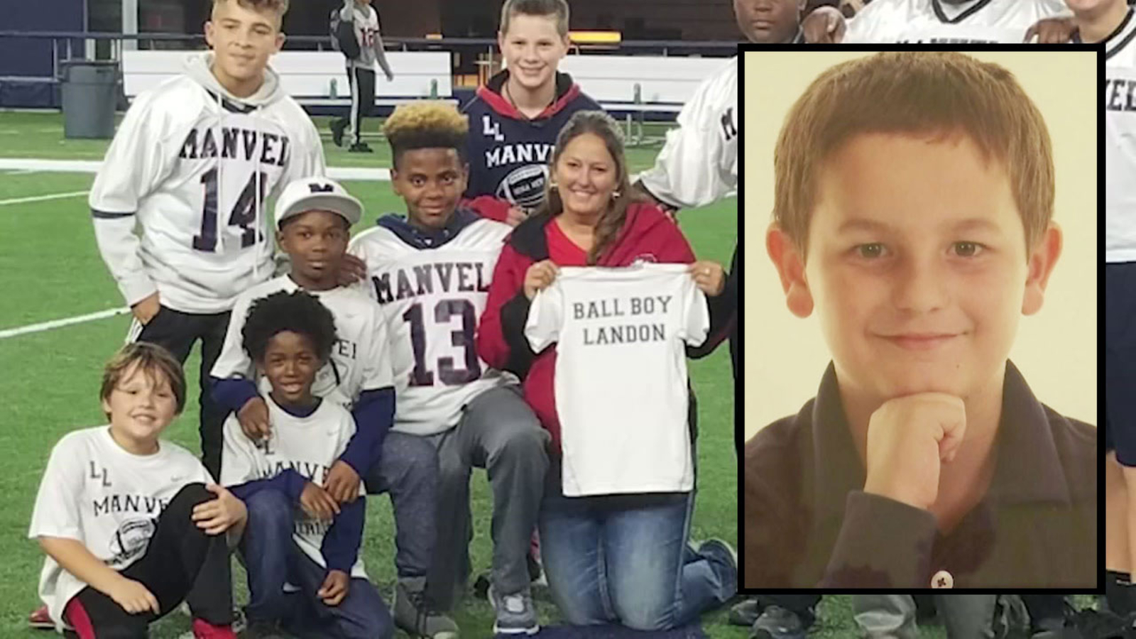 Mavericks honor Manvel boy who dreamed of being quarterback - ABC13 Houston