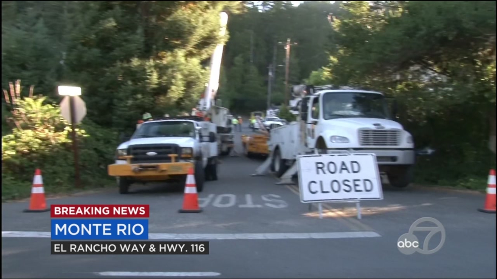 Evacuations lifted after 'significant' gas leak in Monte Rio - ABC7 San ...